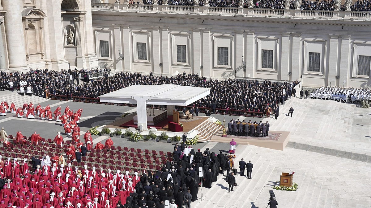 Mighty and meek attend Pope Francis' funeral, people's pope
