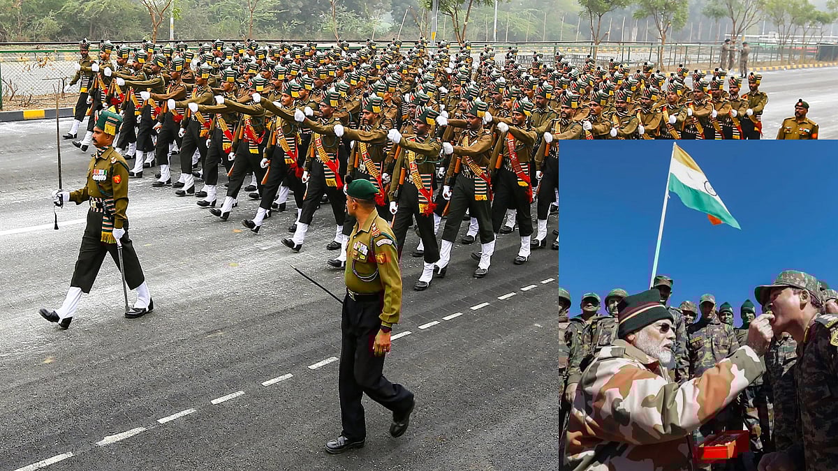 Indian Army soldiers stand as a symbol of selfless service ...