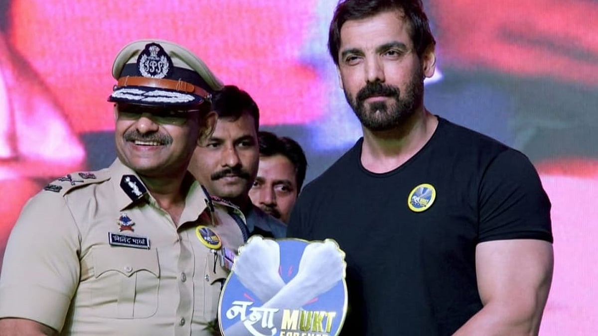 നവി മുംബൈ പൊലീസിന്‍റെ ലഹരി രഹിത 'നവി മുംബൈ’ ക്യാംപെയ്ൻ; ജോൺ എബ്രഹാം അംബാസഡർ