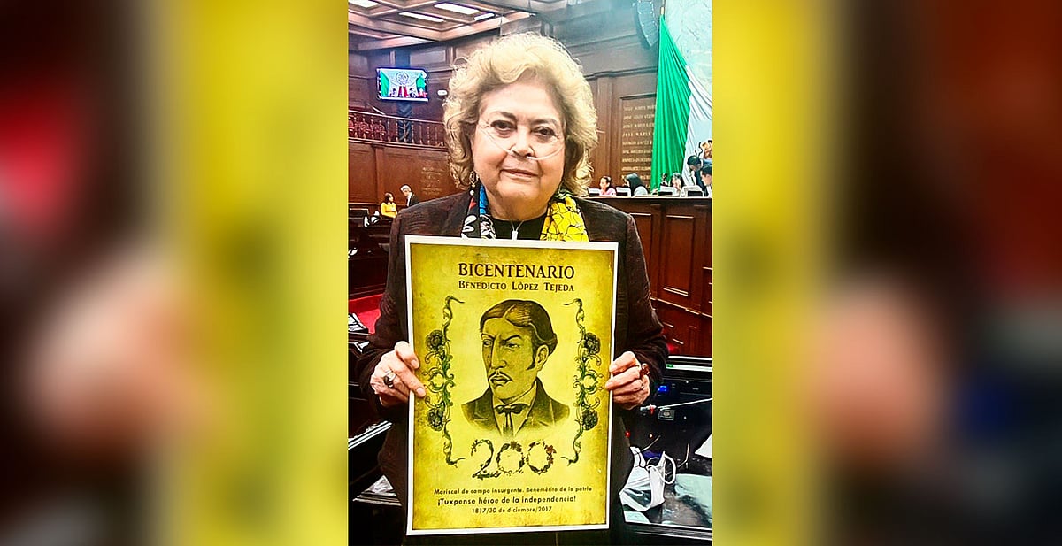 Benedicto López será honrado con letras de oro en el Congreso de Michoacán