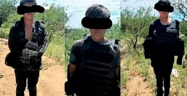 Detienen a 7 "niños sicarios" en Sonora; su edad, de los 11 a los 13 años