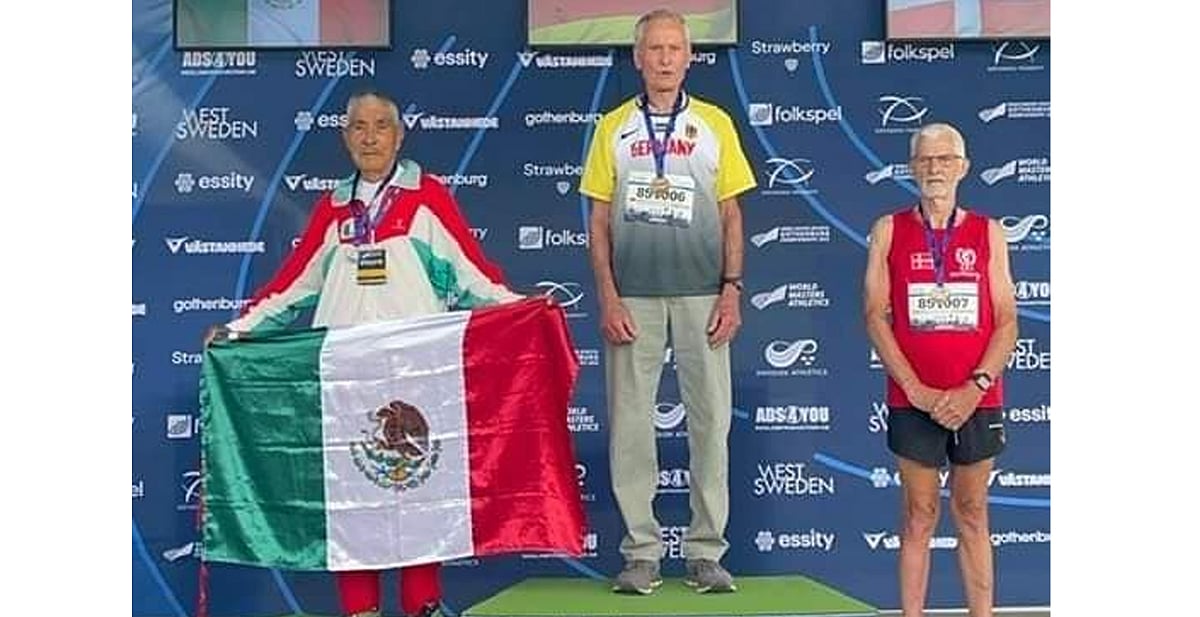 Don Fidel Díaz gana medalla para México en Mundial de Atletismo