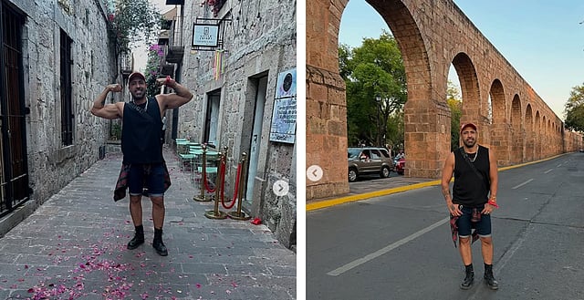 Osiris Orozco, de MasterChef México, disfruta de un recorrido por Morelia