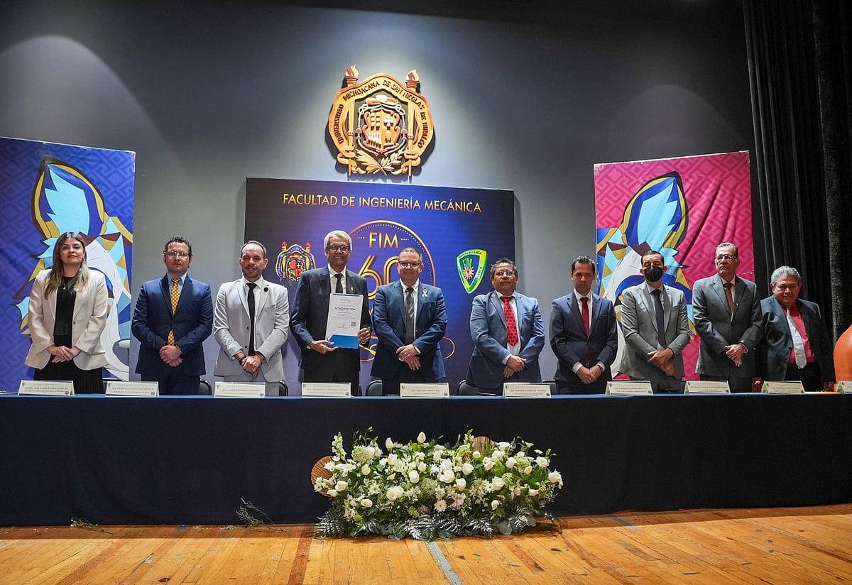 UMSNH recibe acreditación para Ingeniería Mecatrónica en su 60 aniversario