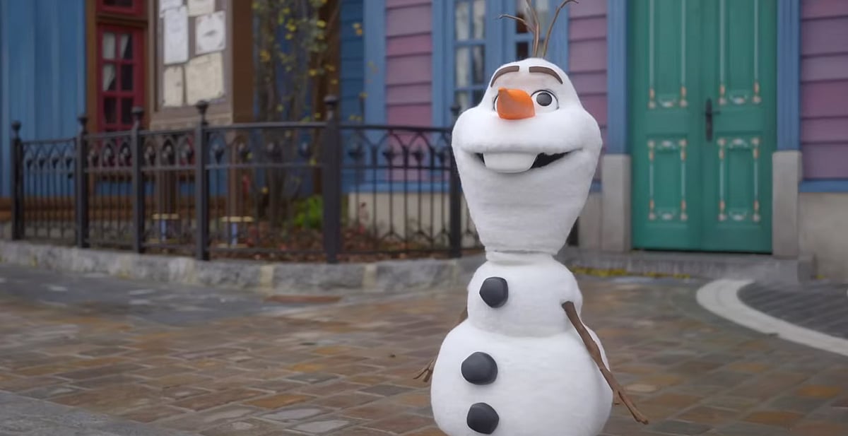 Olaf con inteligencia artificial llega a Disneyland París