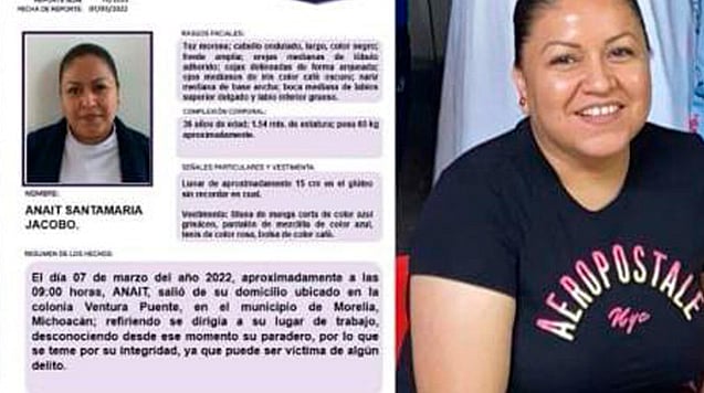 "Que nos la entreguen viva", piden familiares de Anait, desaparecida en ...