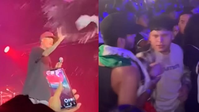 Lanzan botella de tequila a Santa Fe Klan durante concierto en Texas ...