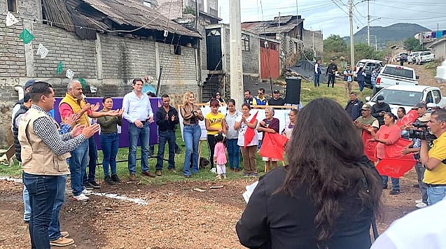 Arranque de obras en Capula simbolizan la lucha del antorchismo