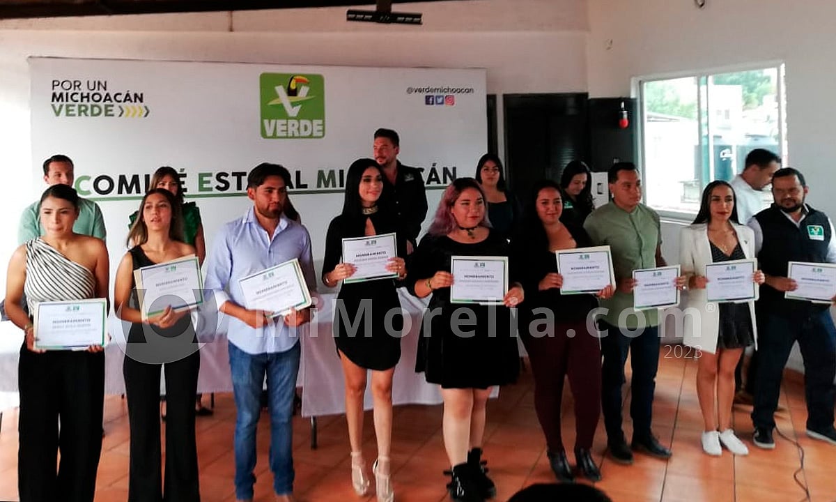Conforma Partido Verde su nuevo comité en la ciudad de Morelia