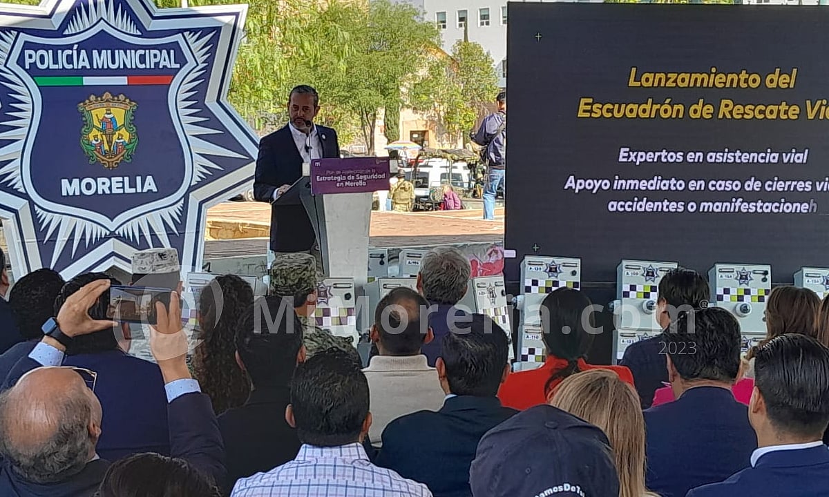 Morelia será una de las 10 ciudades más seguras del país: Cussi