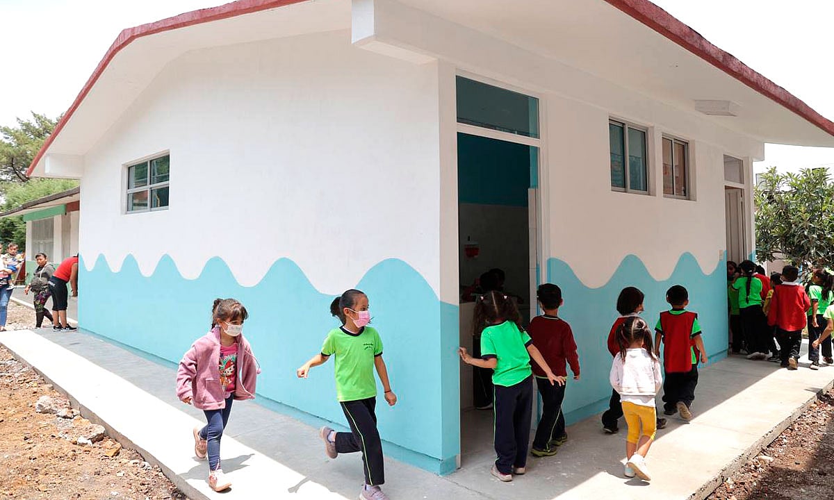 Inauguran en Morelia obra en la Escuela Preescolar “Juana de Arco”