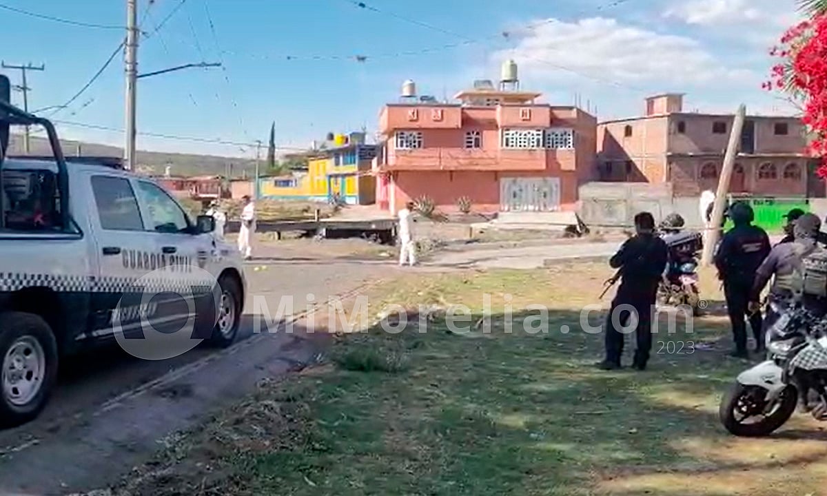 Morelia: enfrentamiento deja un muerto en la tenencia de Chiquimitío