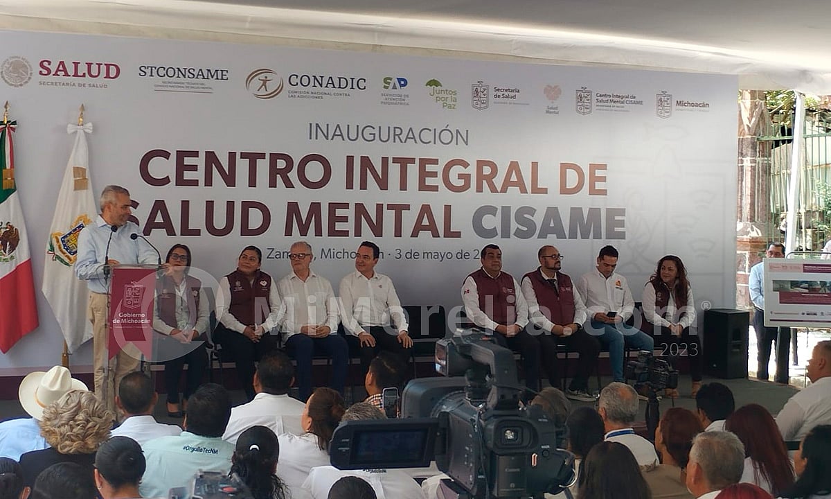 Inauguran primer Centro Integral de Salud Mental en Zamora, Michoacán