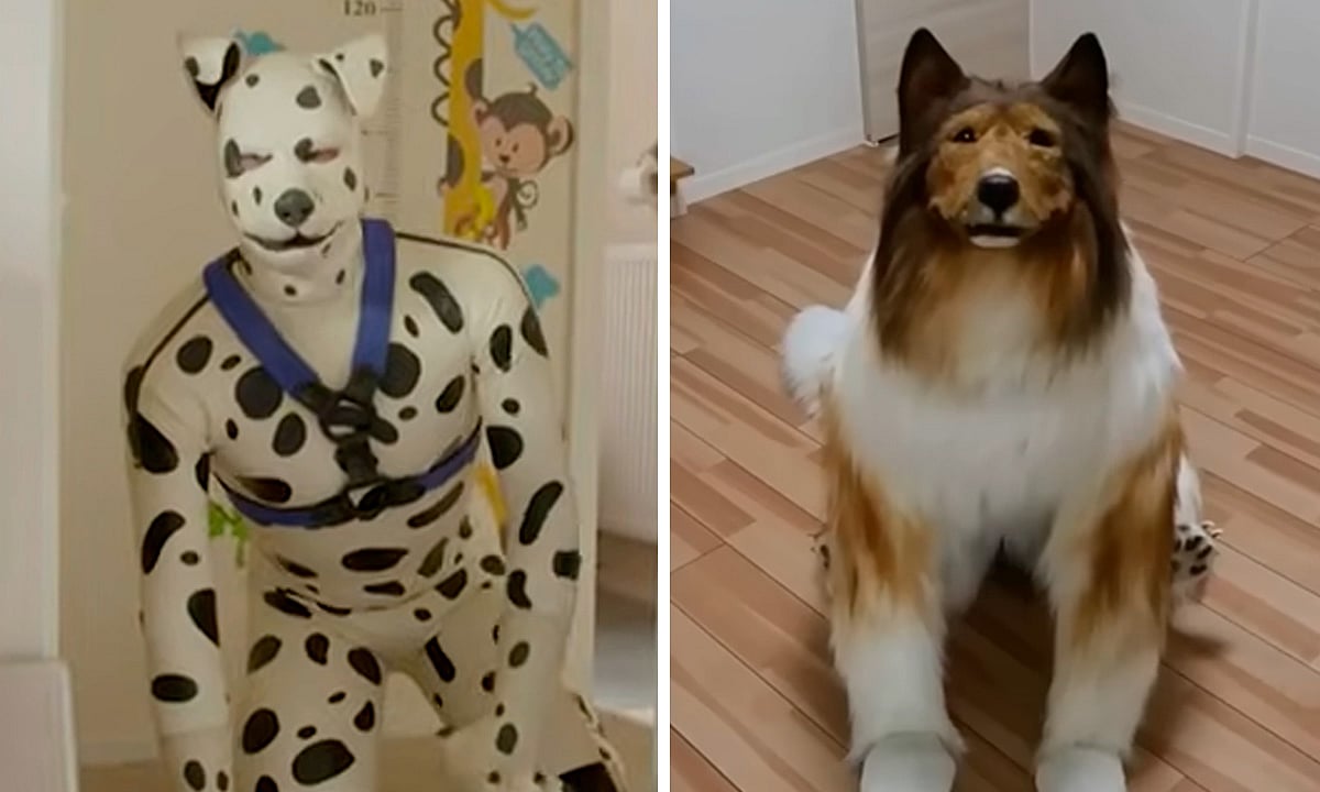 Se reúnen en Berlín personas que se identifican como perros