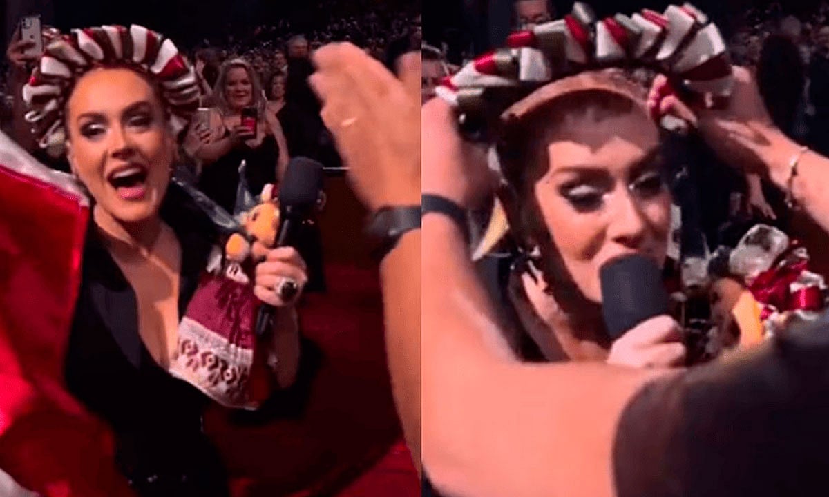 Adele conquista a los mexicanos con look durante concierto [VIDEO]