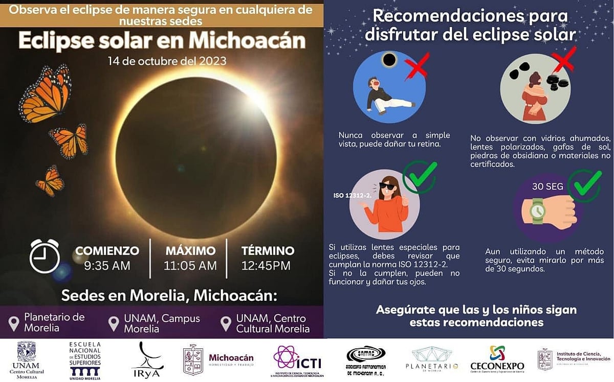 Atiende Estas Recomendaciones Para Observar El Eclipse Solar De Manera