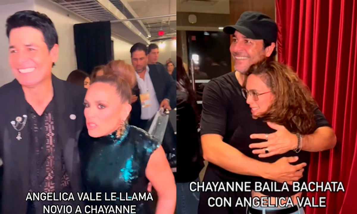 Angélica Vale confiesa en broma a Chayanne su amor eterno en Premios Lo ...