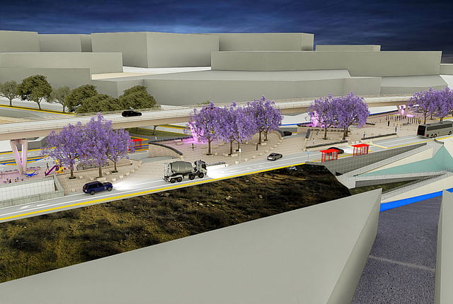 Así será el nuevo distribuidor vial en zona del mercado de abastos de ...