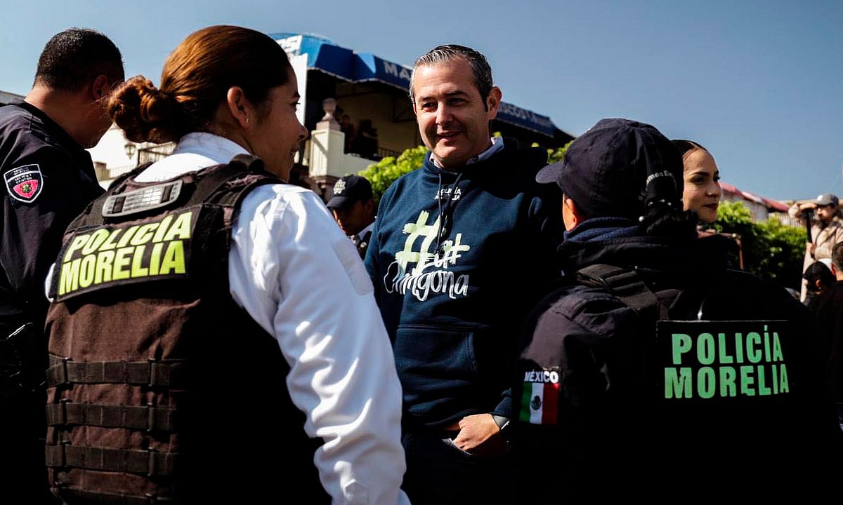 Morelia, con una Policía que abona al cambio cultural: Cussi