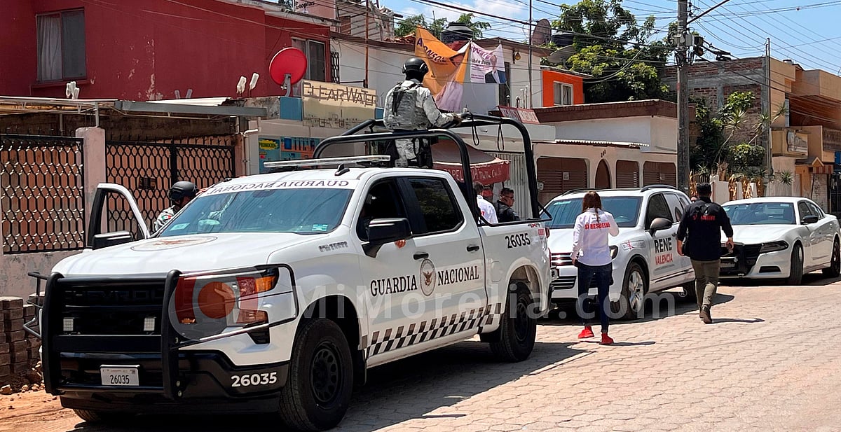 René Valencia recibe protección de la Guardia Nacional durante campañas ...