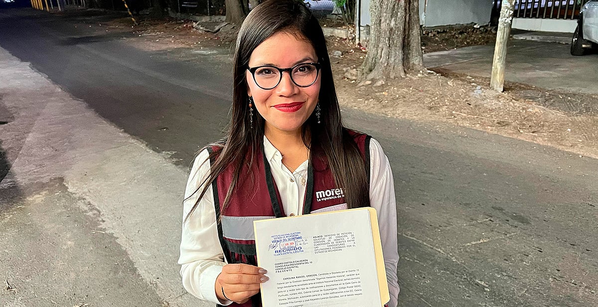 Carolina Rangel solicita al INE debate entre candidatos de Morelia para ...