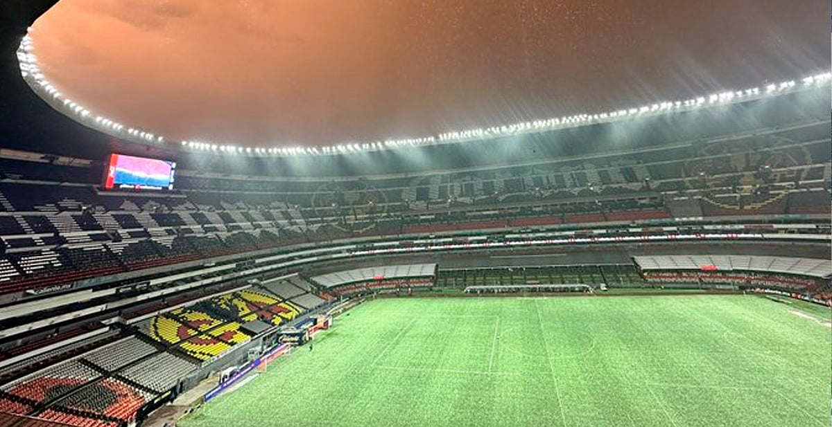 Granizada en el Estadio Azteca retrasa Final de Liga MX Femenil