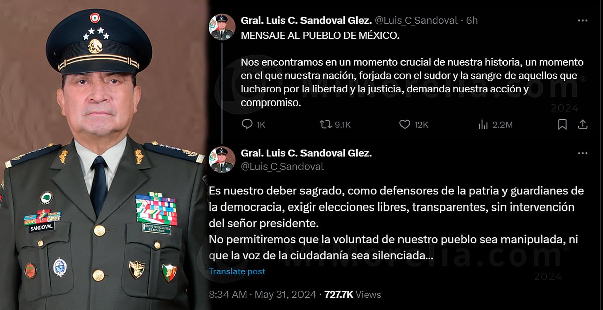 Tras mensajes, informan cuenta apócrifa de Luis Cresencio Sandoval, titular de la Sedena