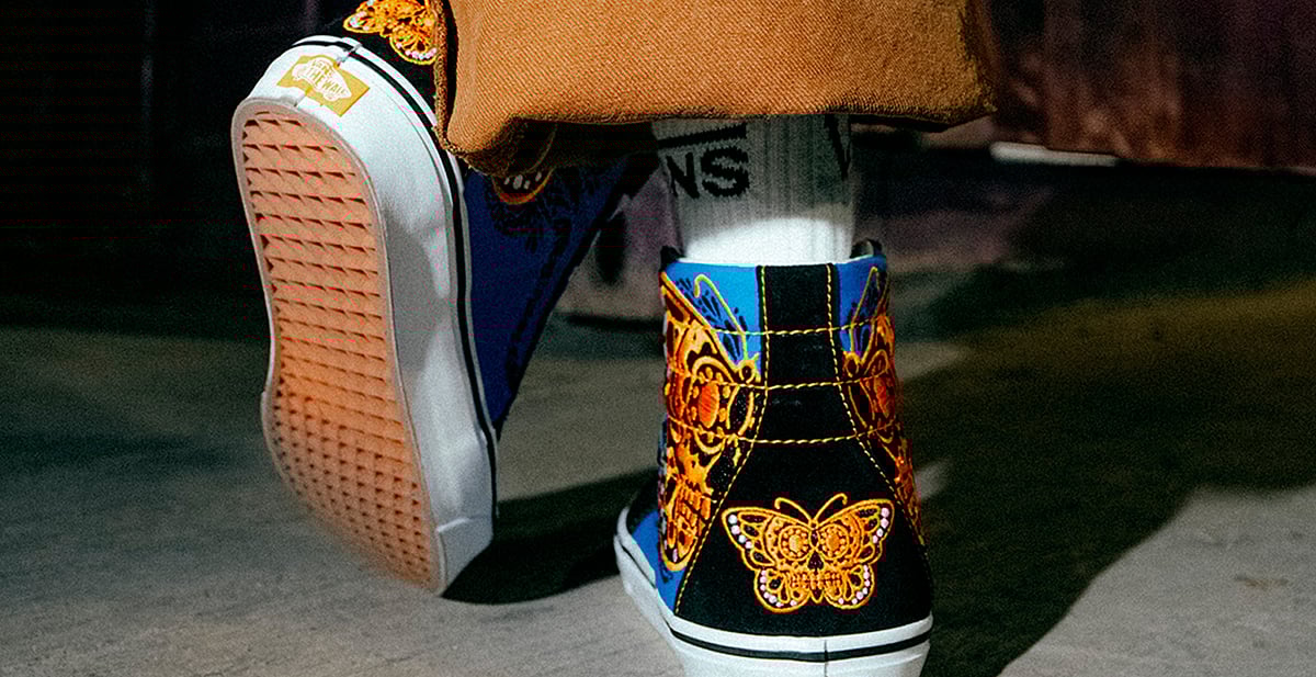 Vans lanza edición con diseño de la mariposa Monarca y Noche de Muertos