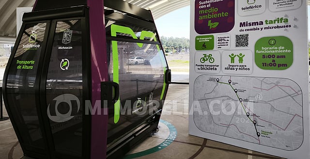 Estos serán los horarios del teleférico de Morelia