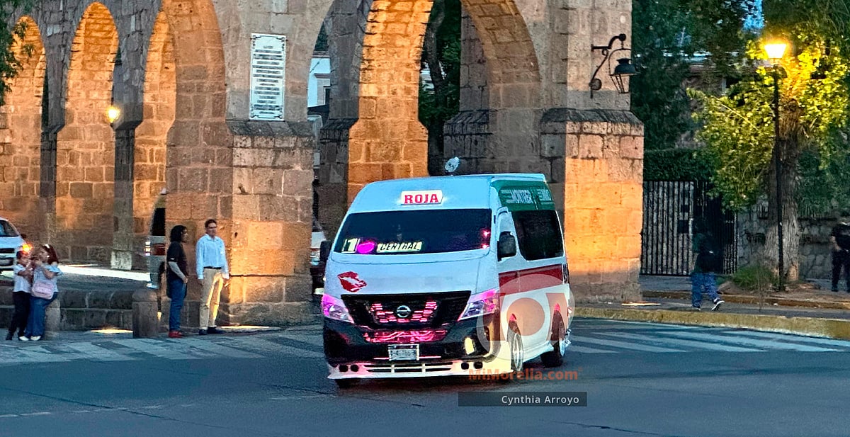 Combis rojas de Morelia cobrarán 9 pesos los domingos