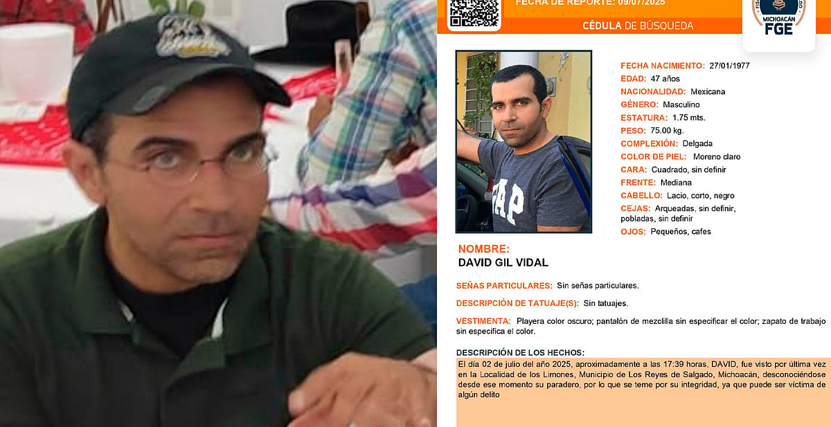 Buscan a David Gil, hermano de Guille Vidal, visto por última vez en ...