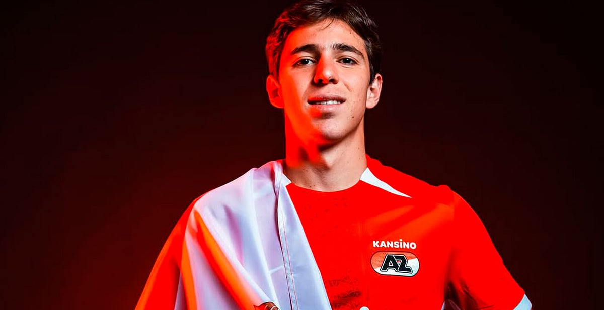 Mateo Chávez debuta con golazo en AZ Alkmaar