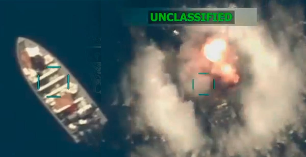 EE.UU. destruye barco narco en el Pacífico bajo órdenes de Trump