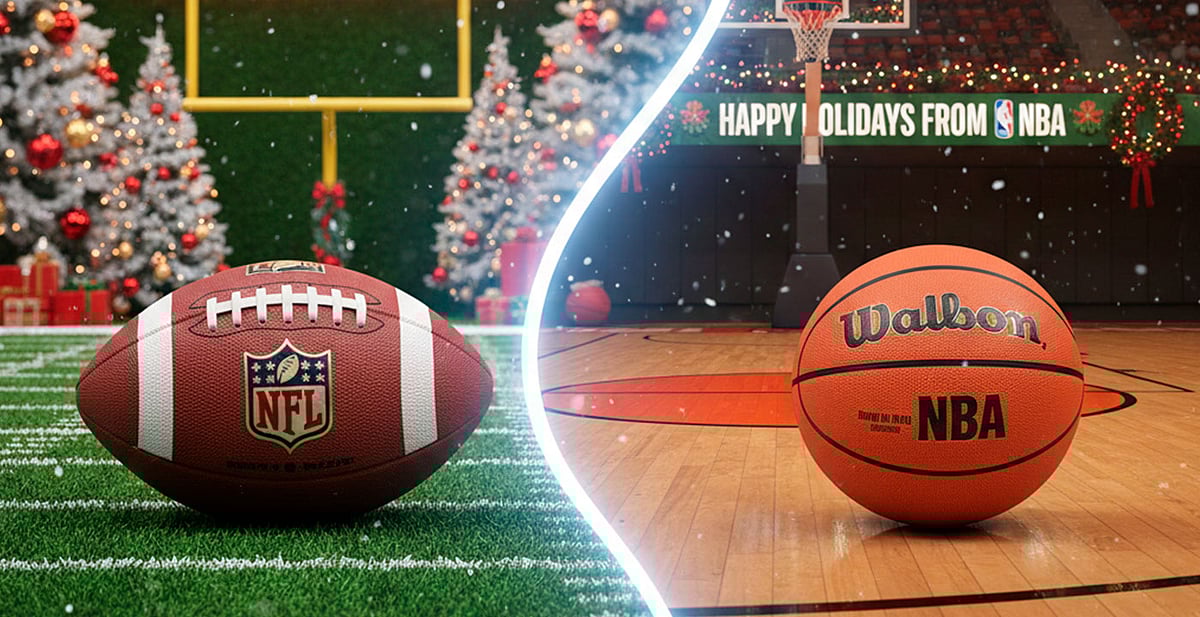 Navidad deportiva: horarios y canales de NBA y NFL 2025
