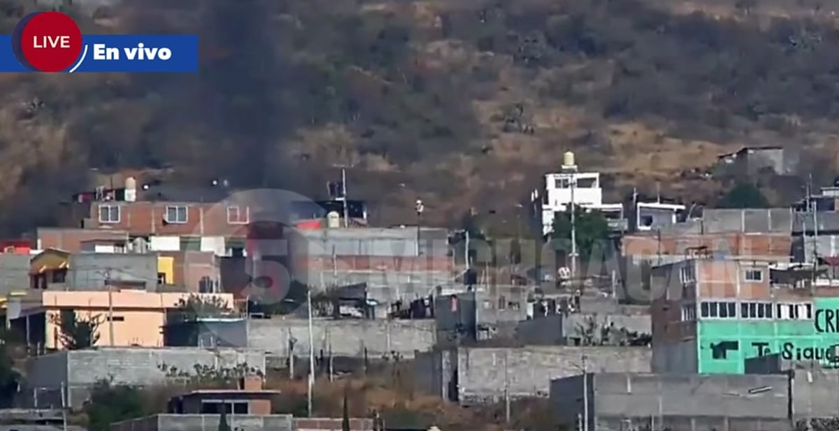 Incendio en Morelia moviliza a cuerpos de emergencia en Ciudad Jardín