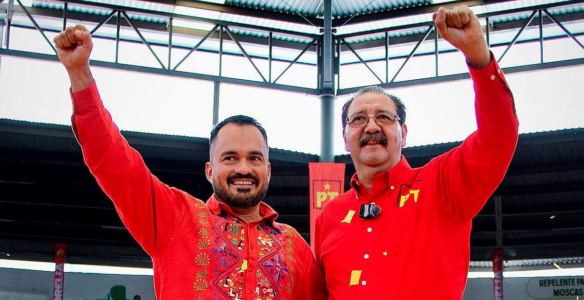 Reginaldo Sandoval sigue siendo el gallo del PT rumbo a 2027