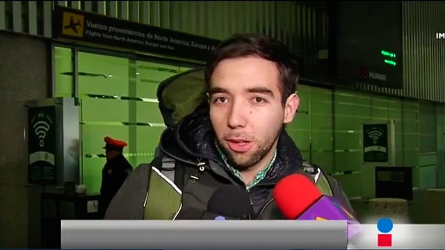 Video: El estudiante Daniel Reynoso ya está en México, tras ser ...