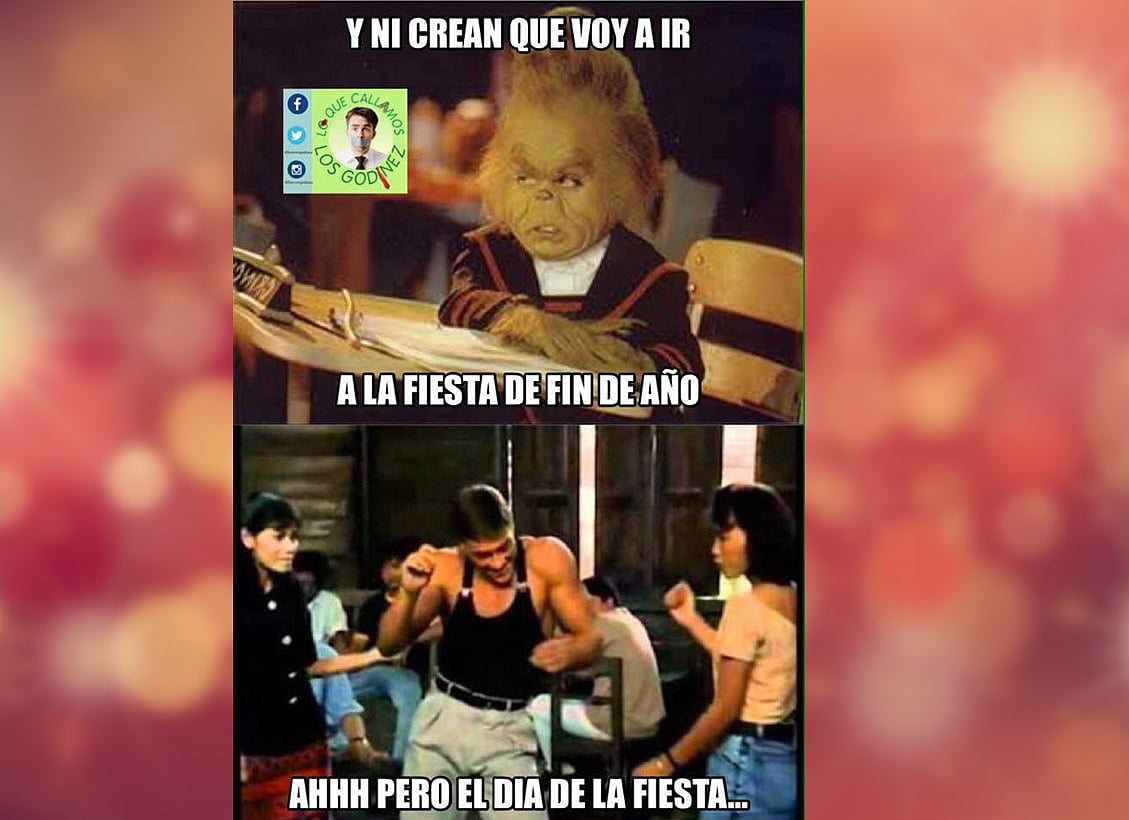 Galería de memes de la fiesta “godín” de fin de año