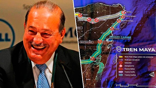 Carlos Slim confirma su participación en licitaciones de Tren Maya