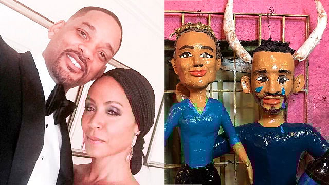 Crean piñatas de Jada Pinkett y Will Smith con cuernos incluidos