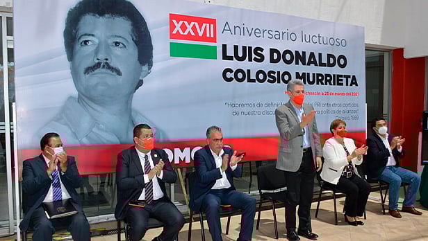 Realiza PRI homenaje luctuoso a Luis Donaldo Colosio