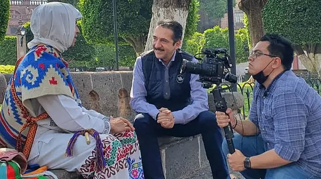 Jorge Zarza anda en Michoacán; ya vino a Morelia y ahora va para acá