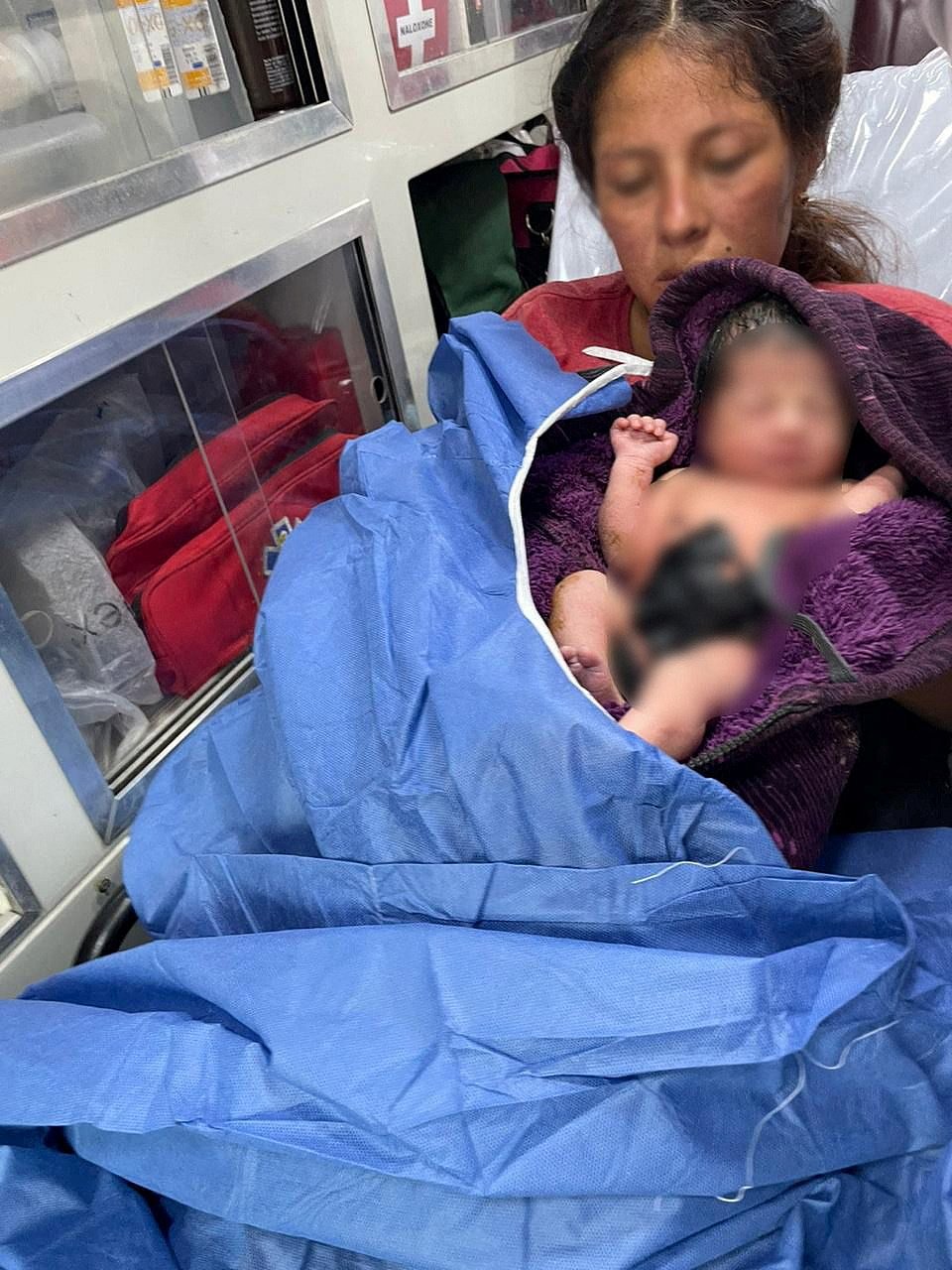 Woman gives birth during migrant bus detainment in Mexico
