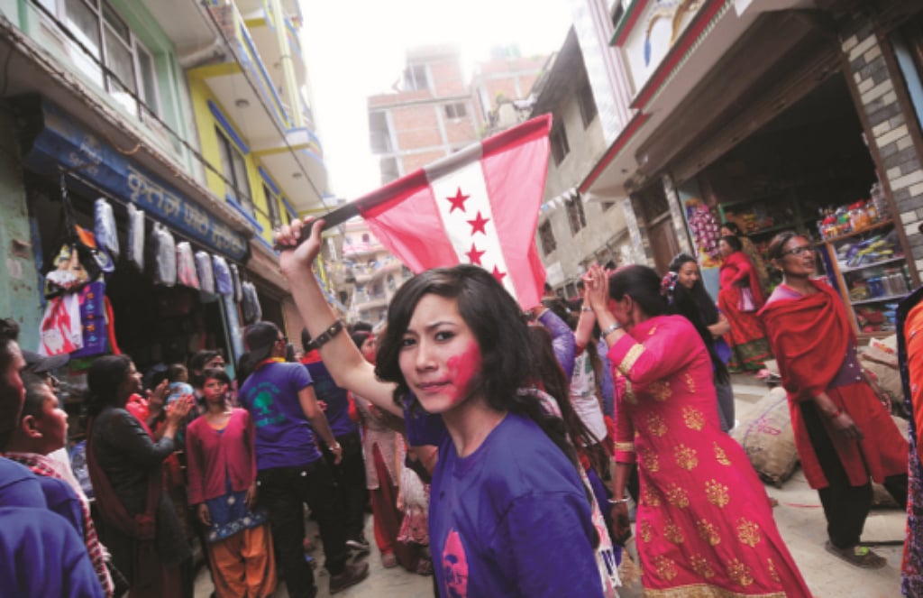 Red is the colour of national flag