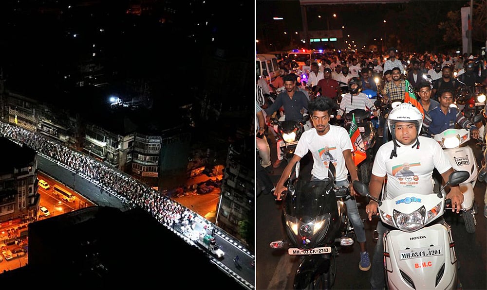 Unlike farmers, BJP bike rally makes no allowances for Mumbaikars
