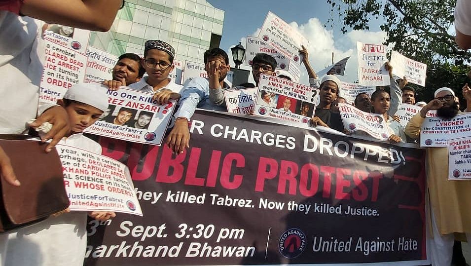 Protest held to restore murder case in Tabrez Ansari lynching case
