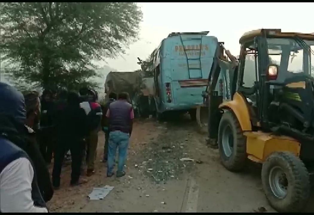 15 killed, several injured in a collision between truck and a bus in ...