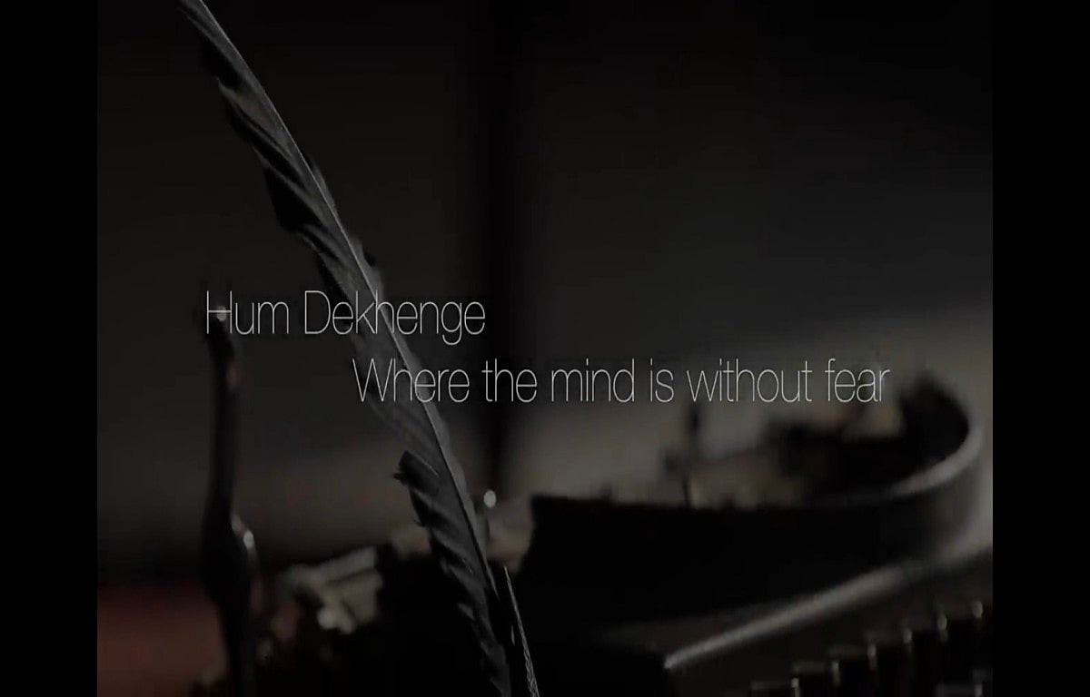 WATCH: Faiz’s ‘Hum Dekhenge’ fused with Tagore’s ‘Where the Mind is Without Fear’