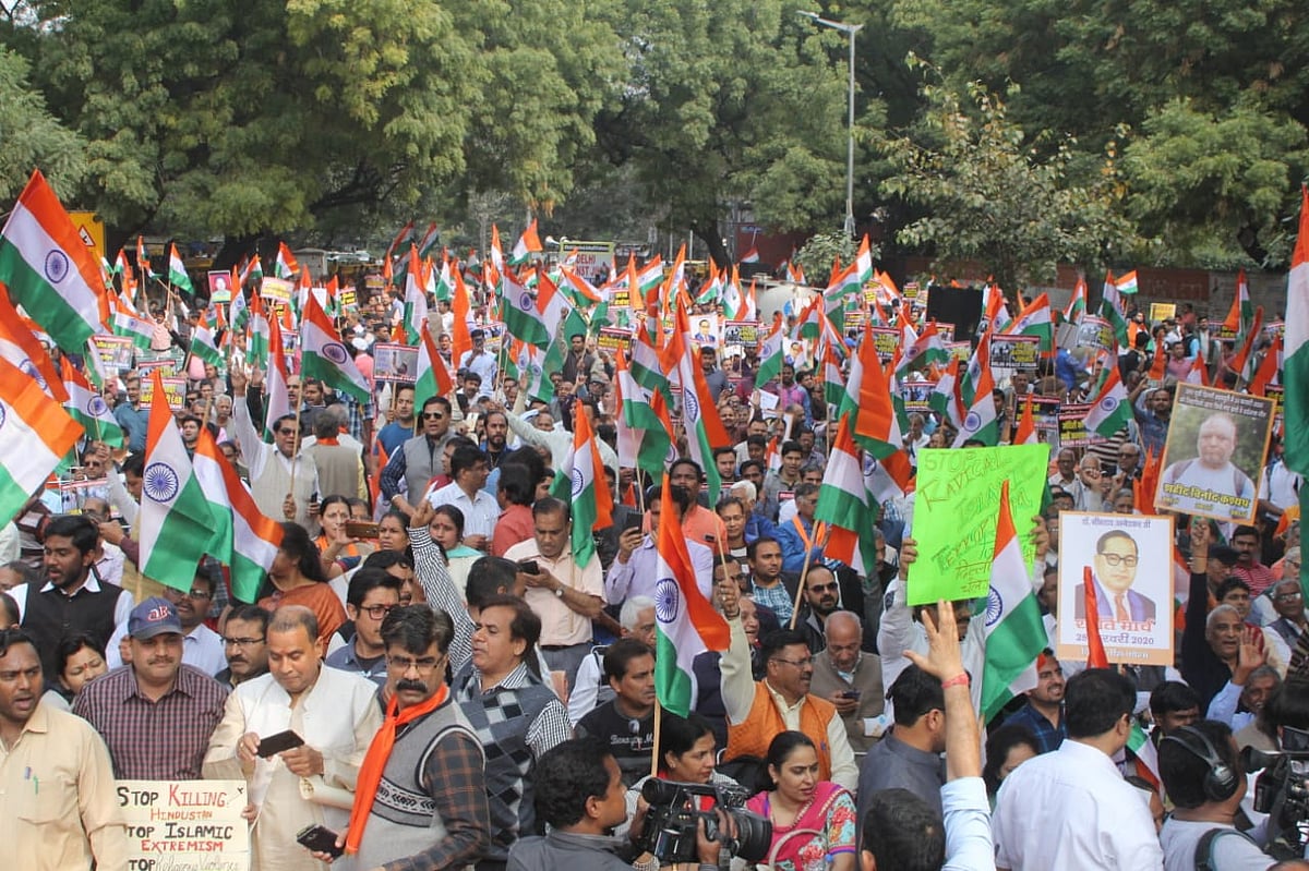 Look who is leading peace march in Delhi!