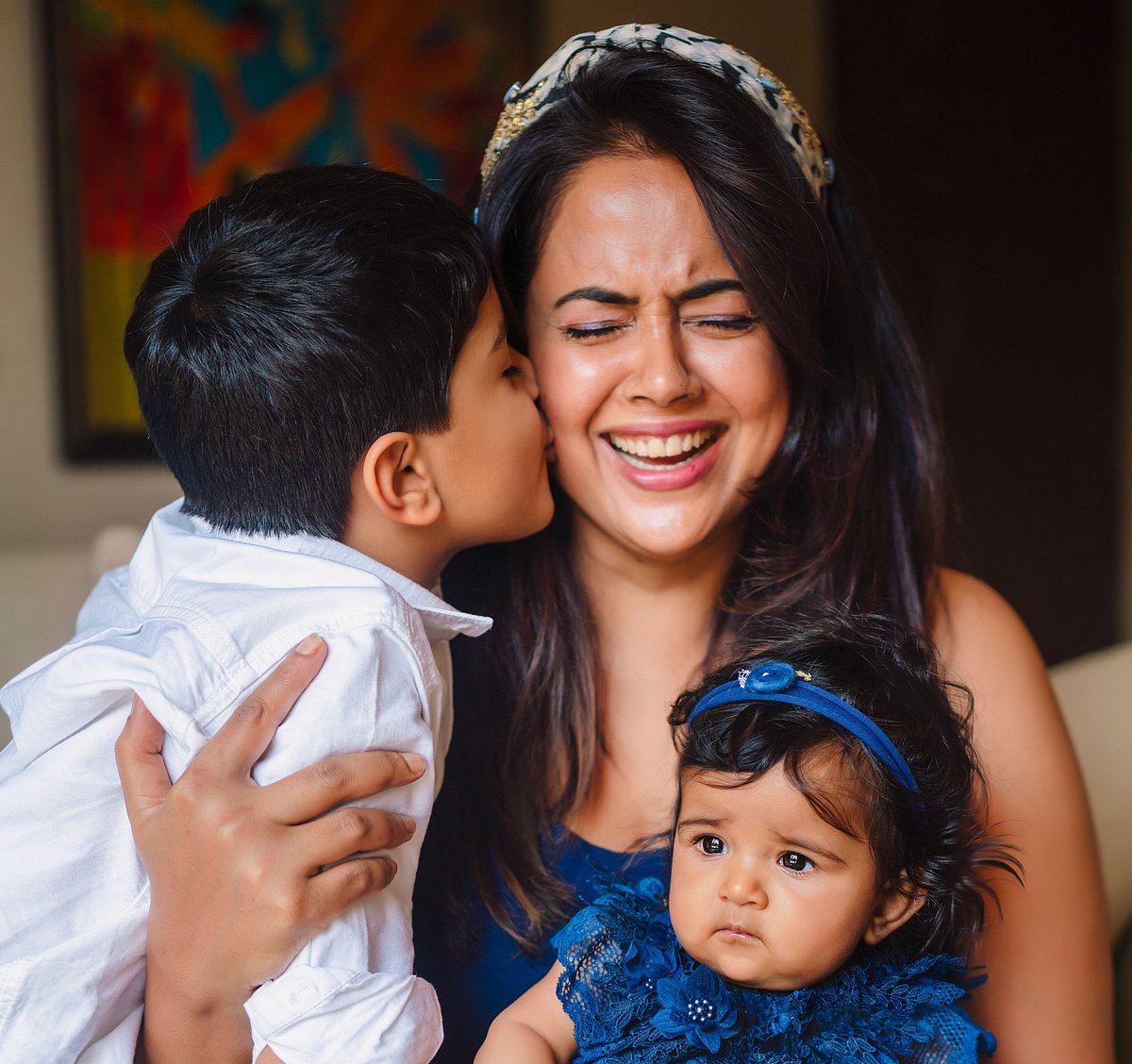 Sameera Reddy on coping with two young children during lockdown